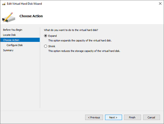Expand Disk Increase Disk Size Of Hyper V Windows 10 Vm