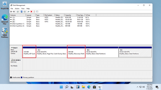 Free tool to move Recovery/EFI partition in Windows 11/10 Free tool to move Recovery/EFI partition in Windows 11/10