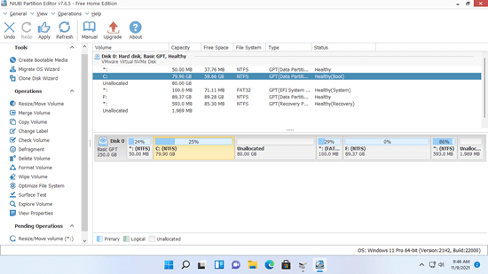 Free tool to move Recovery/EFI partition in Windows 11/10 Free tool to move Recovery/EFI partition in Windows 11/10