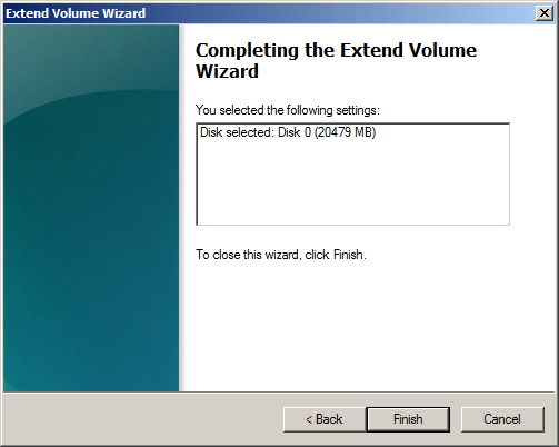 Extend volume in Windows Server 2008 R2 without software Extend volume in Windows Server 2008 R2 without software