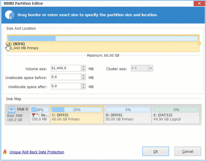 Shrink C drive in Windows Server 2008 R2 without losing data Shrink C drive in Windows Server 2008 R2 without losing data