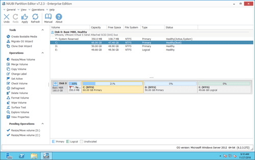 How to move partition volume in Windows Server 2012 R2 How to move partition volume in Windows Server 2012 R2