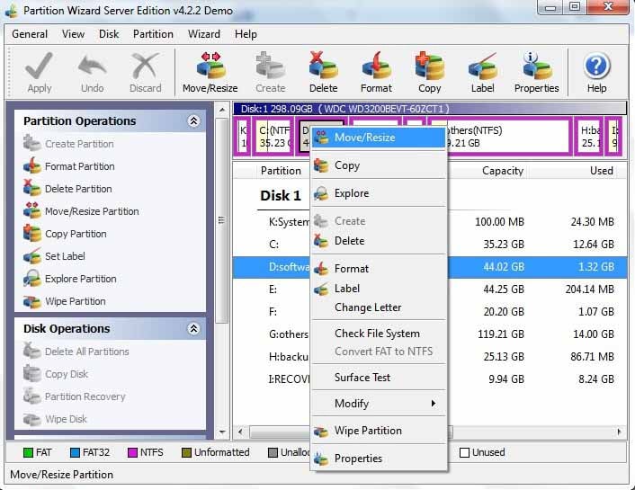 Resize Windows 7 Partition With Partition Magic Software Freely And Easily