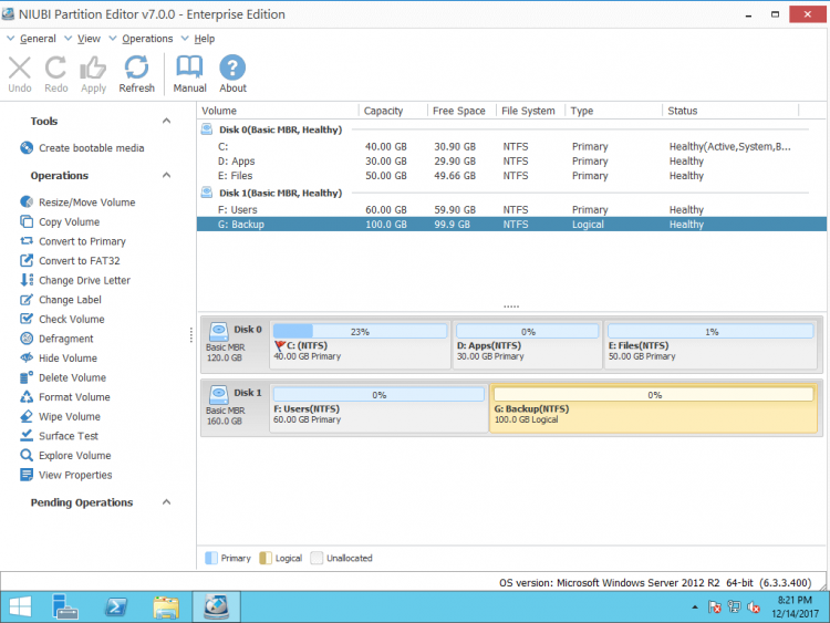 How to change partition type between logical and primary without data losing.