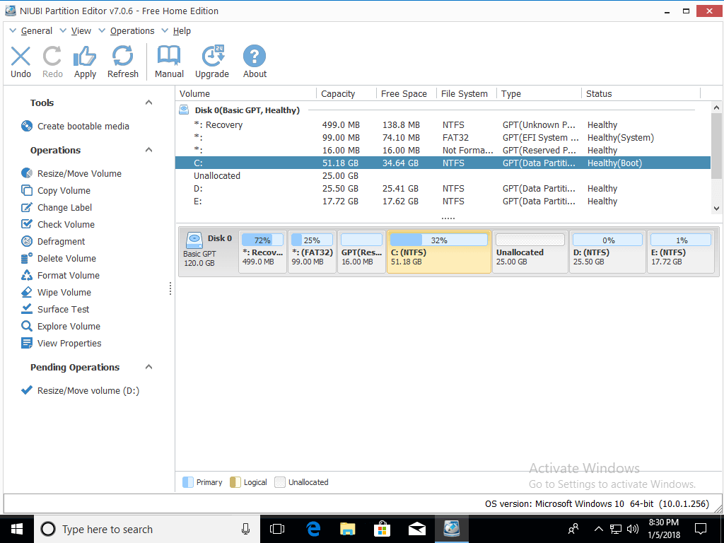 How to merge Unallocated space in windows 10 (64 bit)? How to merge Unallocated space in windows 10 (64 bit)?
