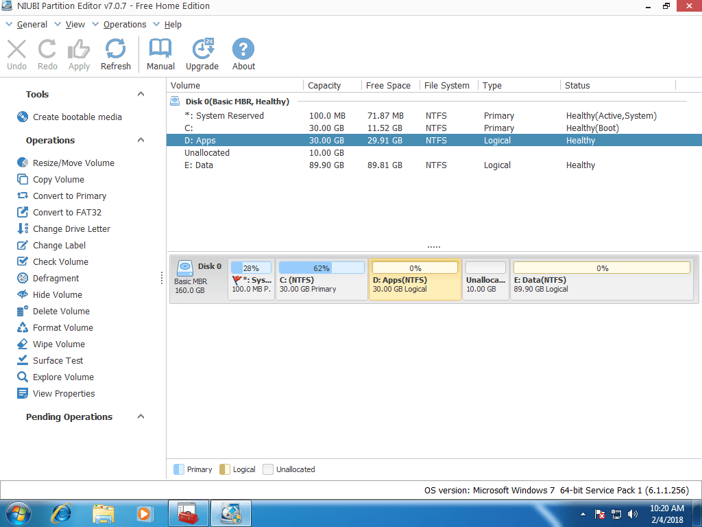 1 Step To Fix Extend Volume Grayed Outdisabled In Windows 7