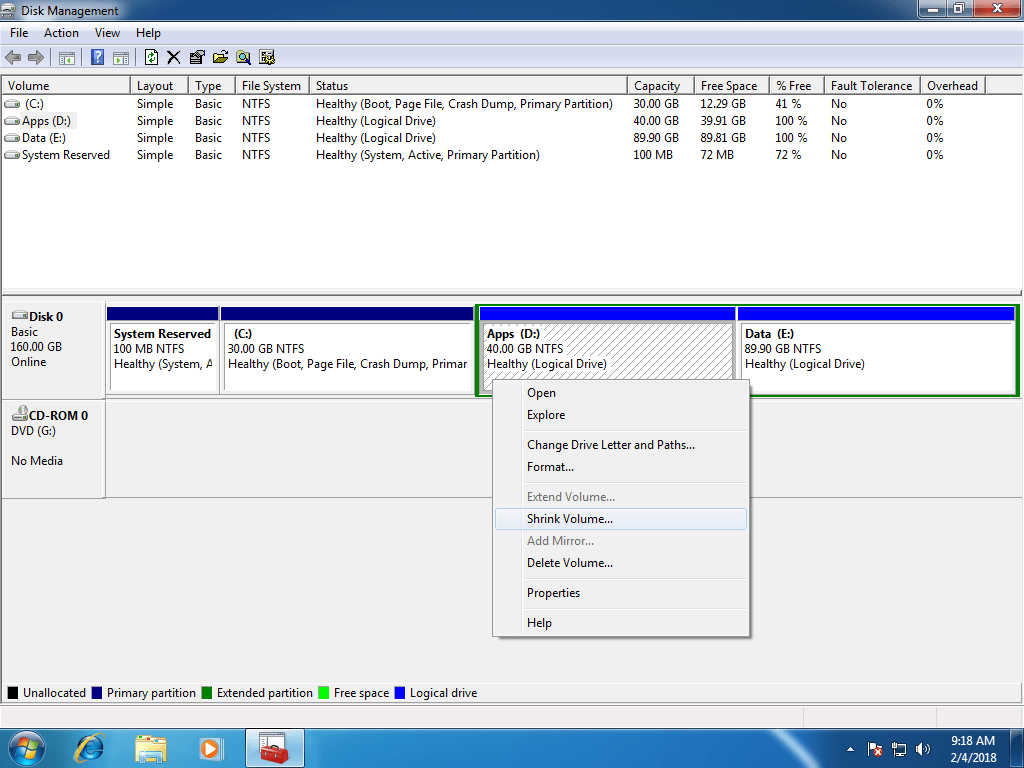 Can't/Unable to Extend Volume C in Windows Server or PC? Try