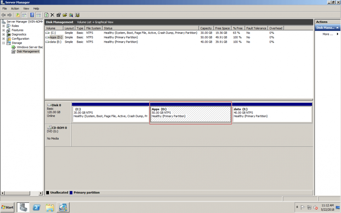 2 easy ways to increase partition size in Windows Server 2008