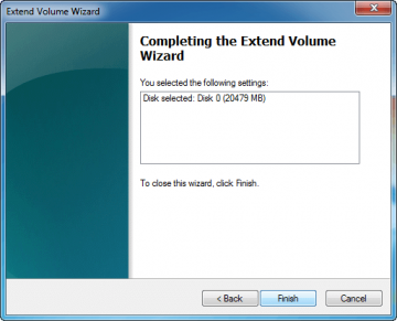 Extend hard drive partition on Windows 7 without data loss.