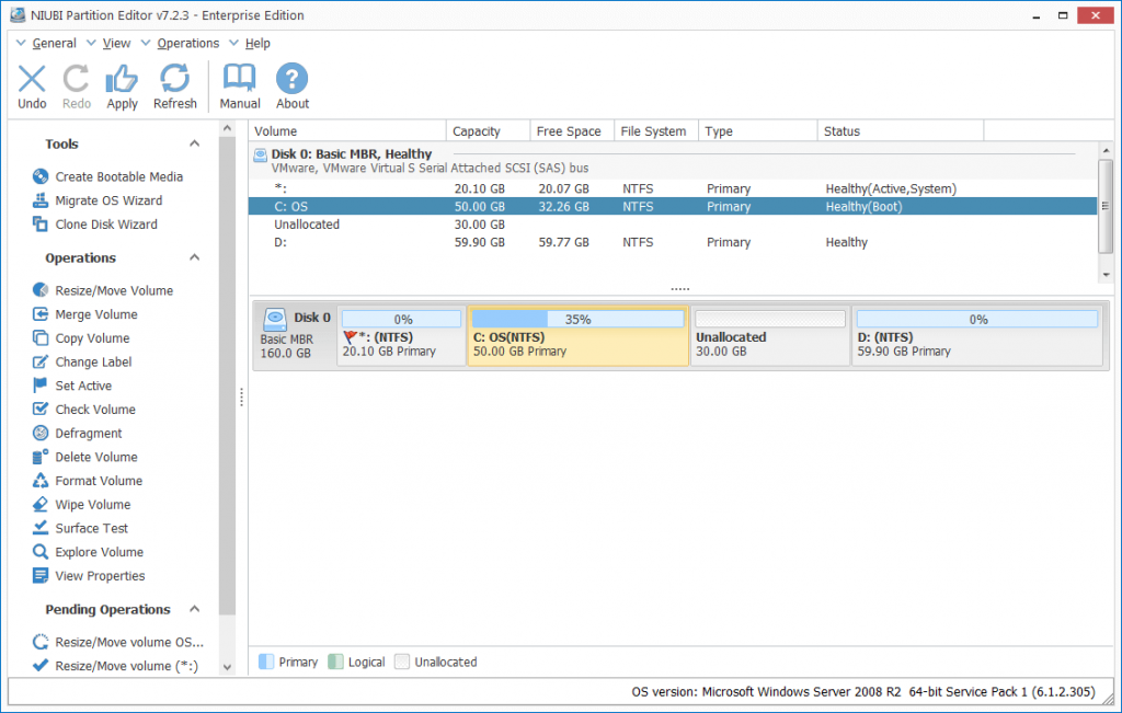 Guide To Shrink C Drive Partition On Windows Server 2008 R2